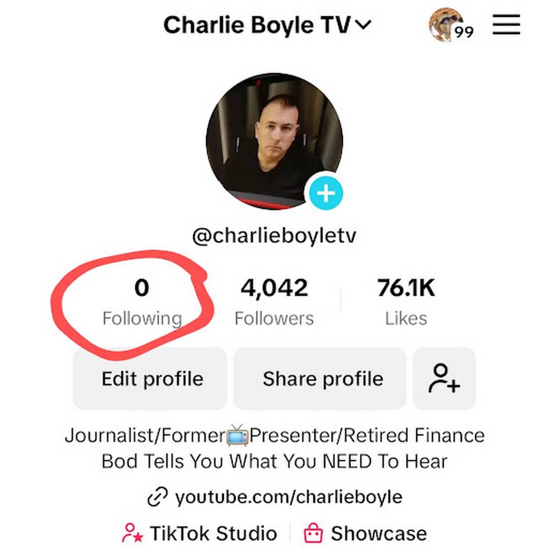 Post from Charlie Boyle TV