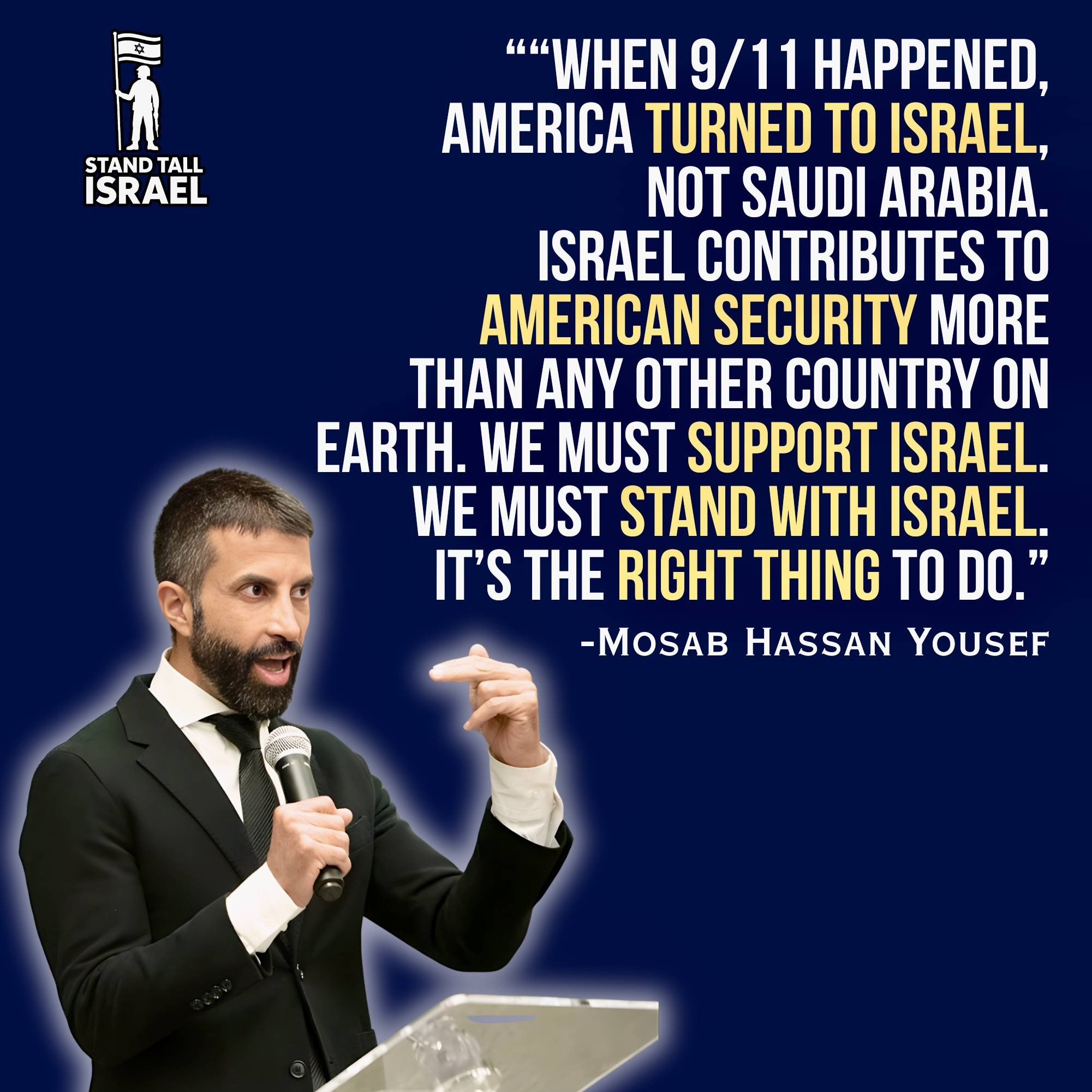 Post from Stand Tall Israel