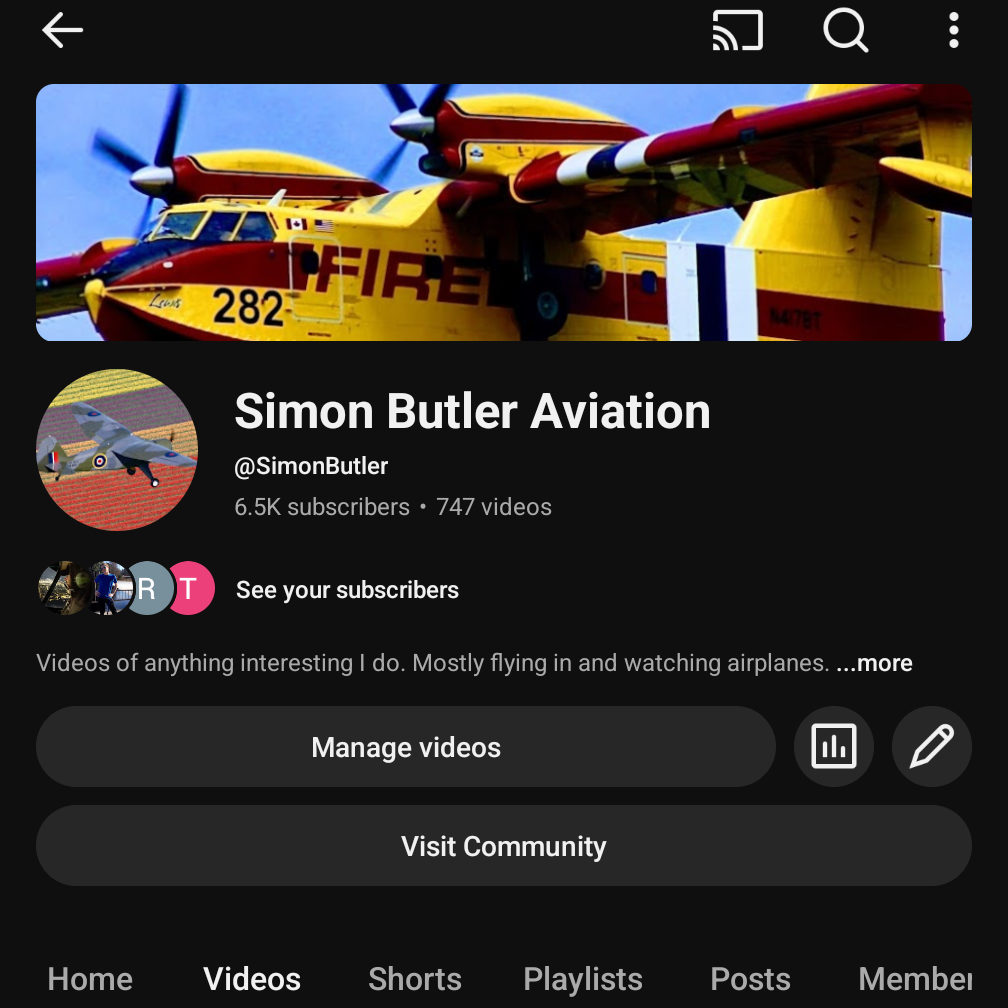 Post from Simon Butler Aviation