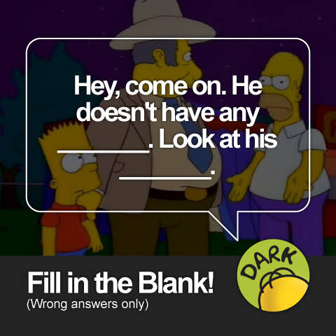 Post from Dark Simpsons