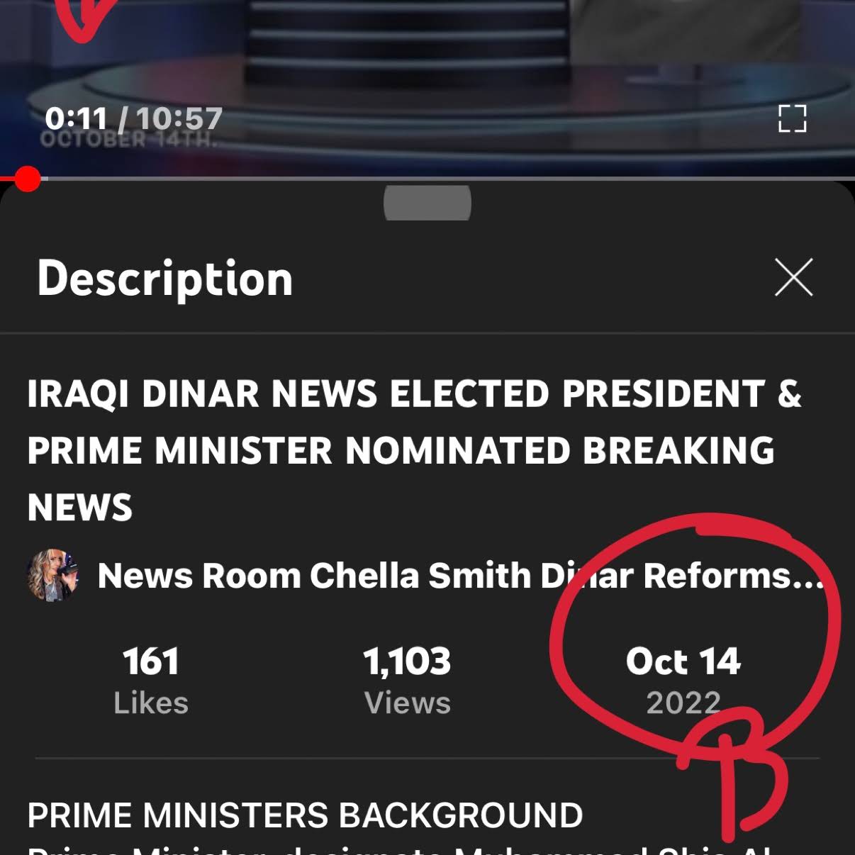 Post from News Room Chella Smith Dinar Reforms & Economics