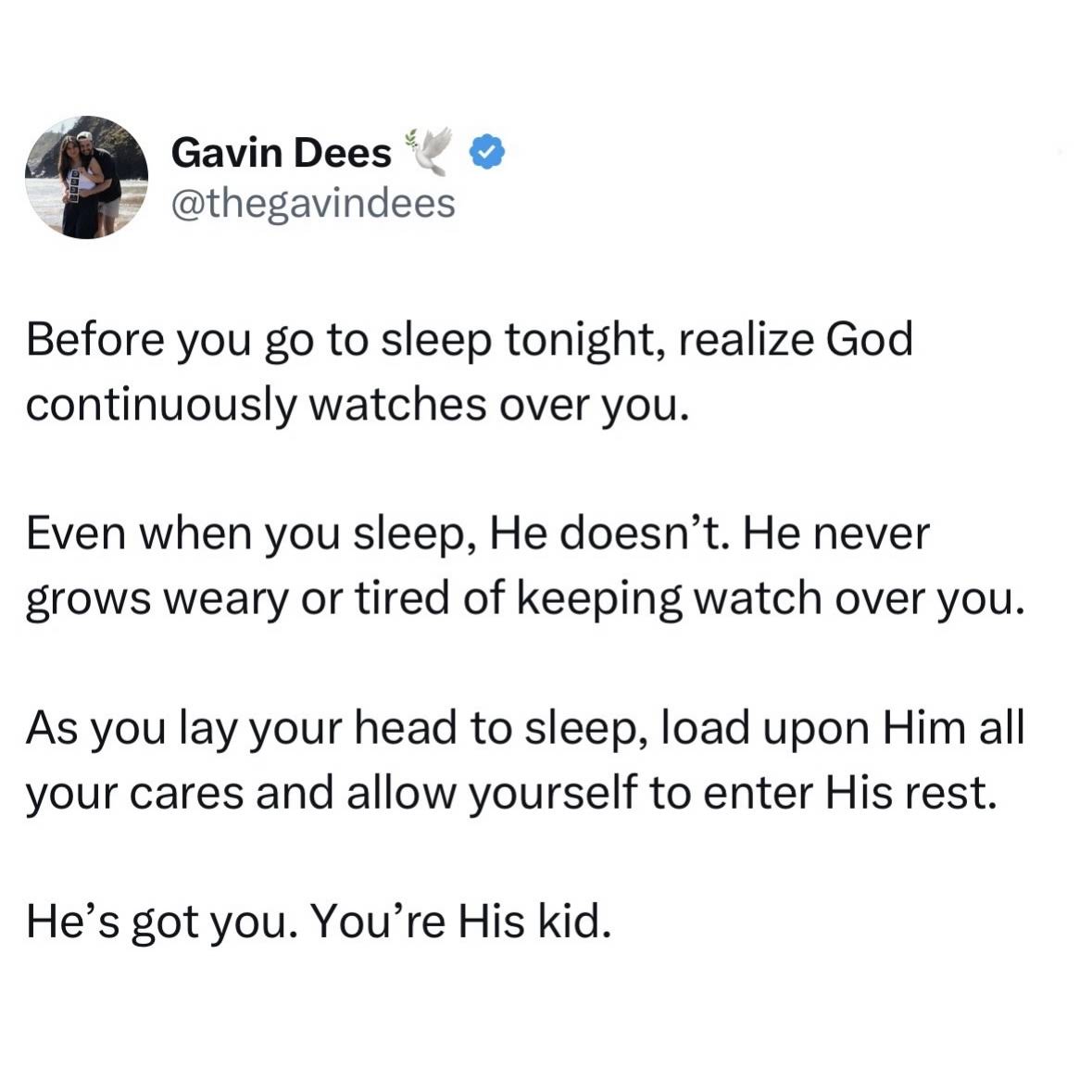 Post from Gavin Dees