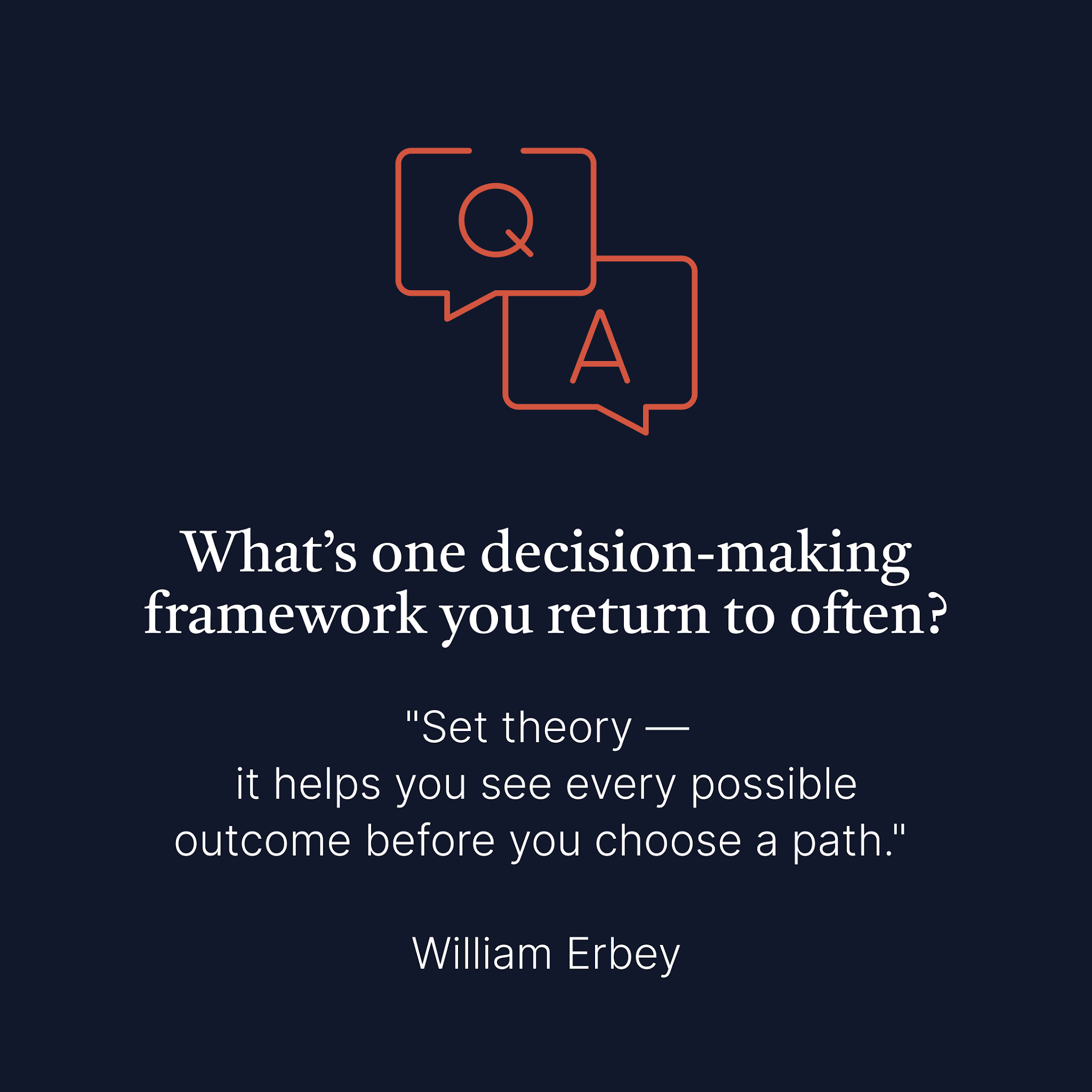 Post from William Erbey