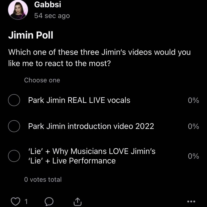 Post from Gabbsi REACTIONS