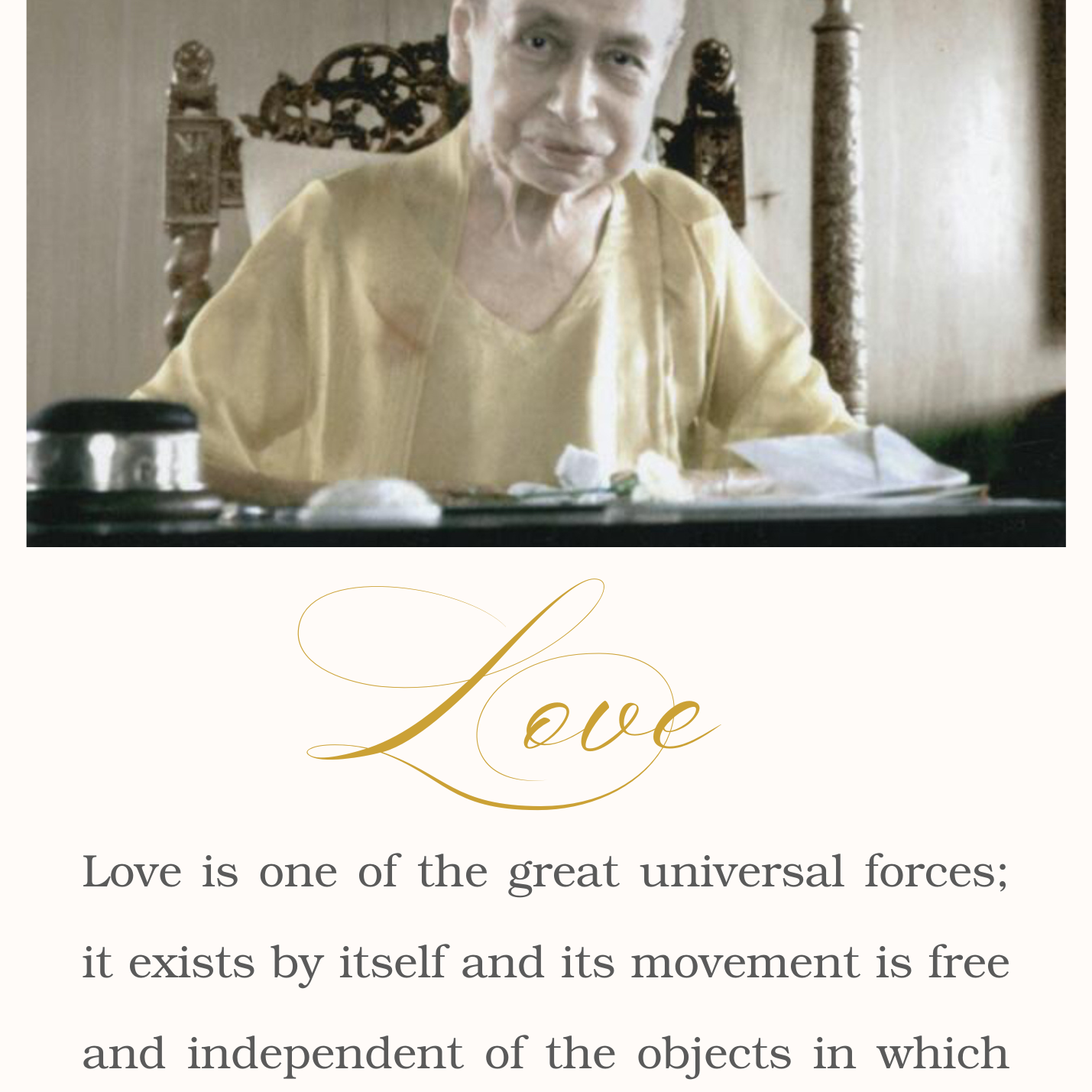 Post from Arvind T Akki Sri Aurobindo Ashram, Pondicherry
