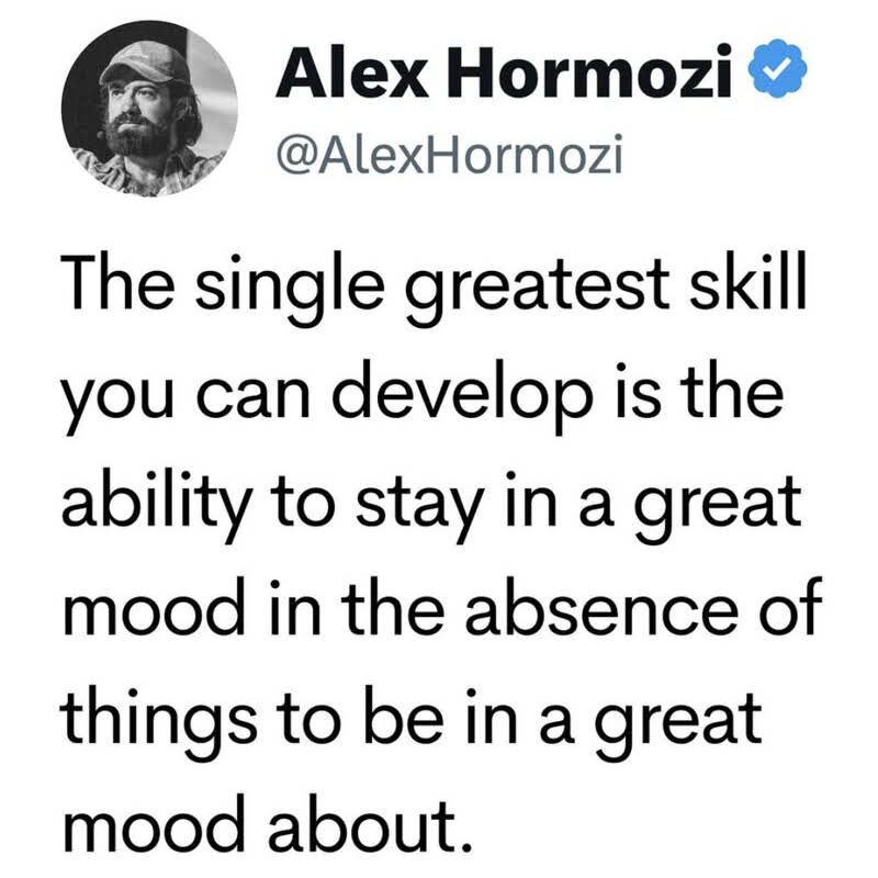 Post from Alex Hormozi