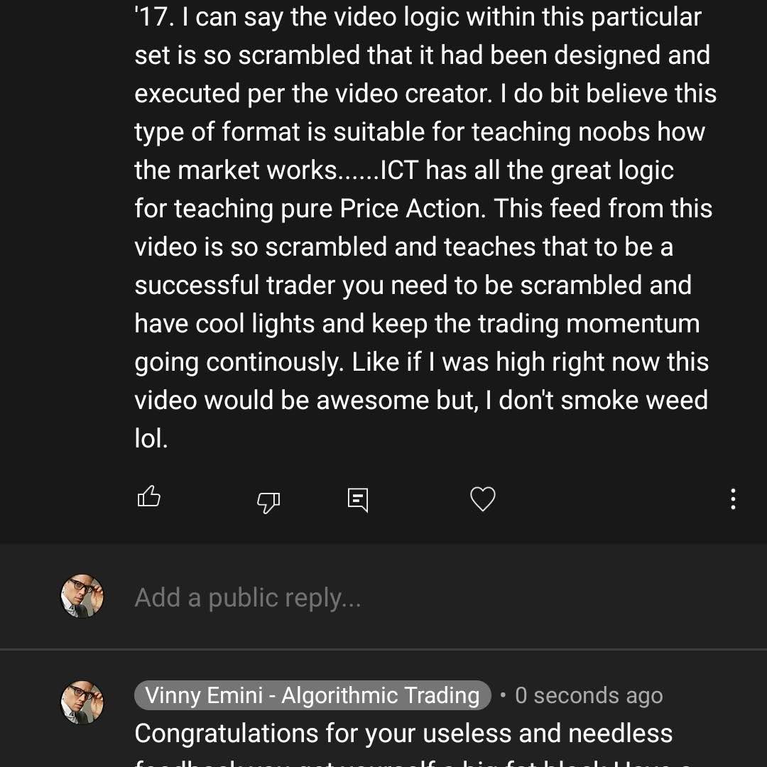 Post from Vinny Emini | Market Historian