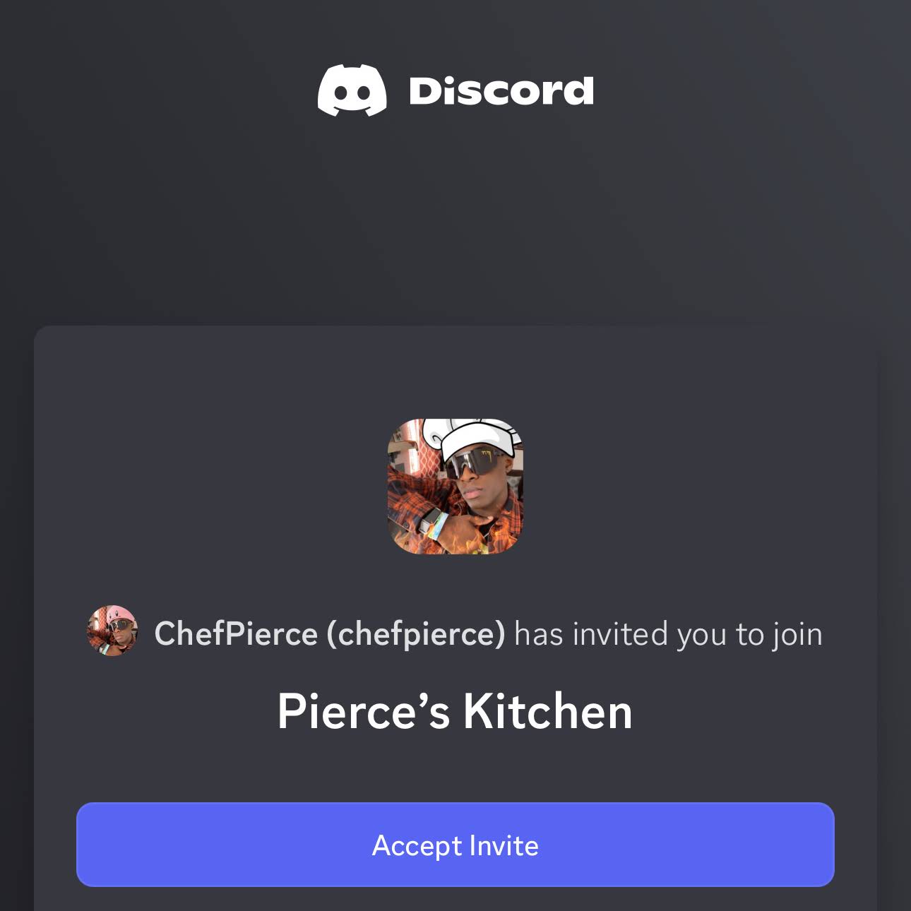 Post from ChefPierce