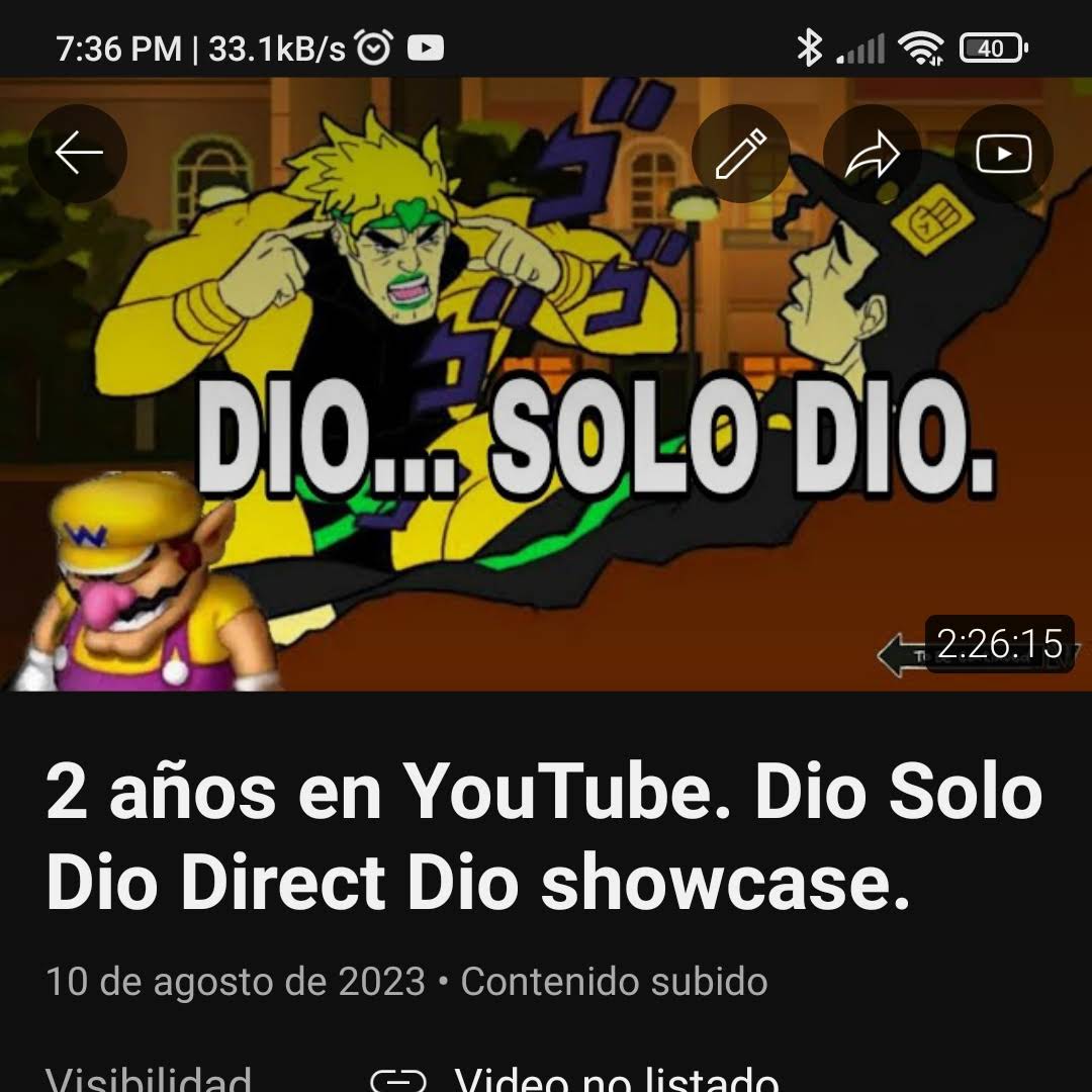 Post from DIO, Solo DIO