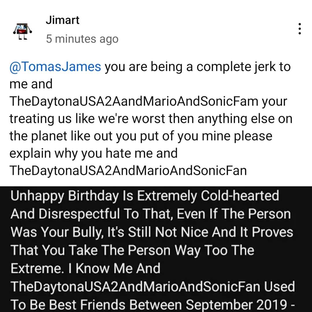 Post from Tomas James