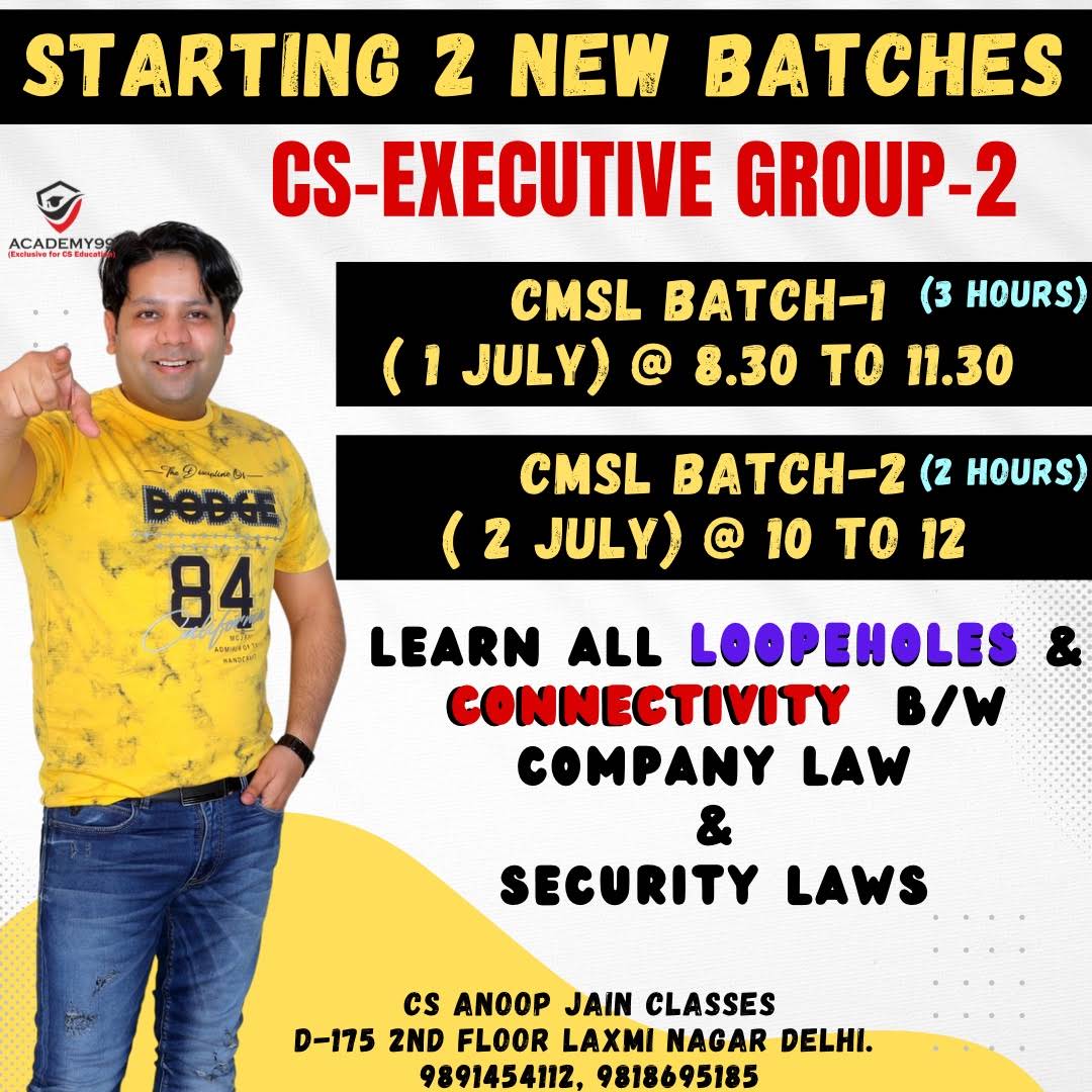 Post from CS ANOOP JAIN