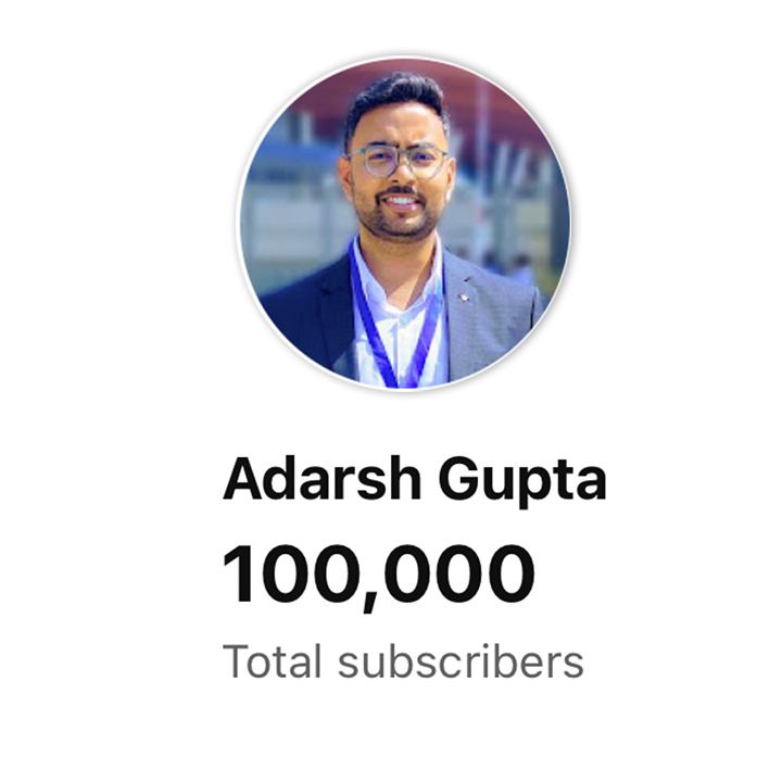 Post from Adarsh Gupta