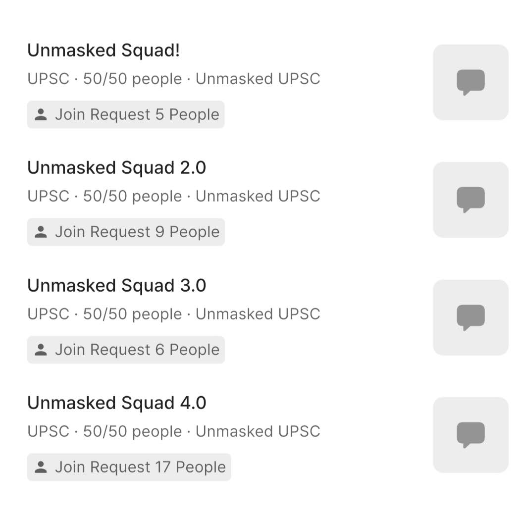 Post from UNMASKED UPSC