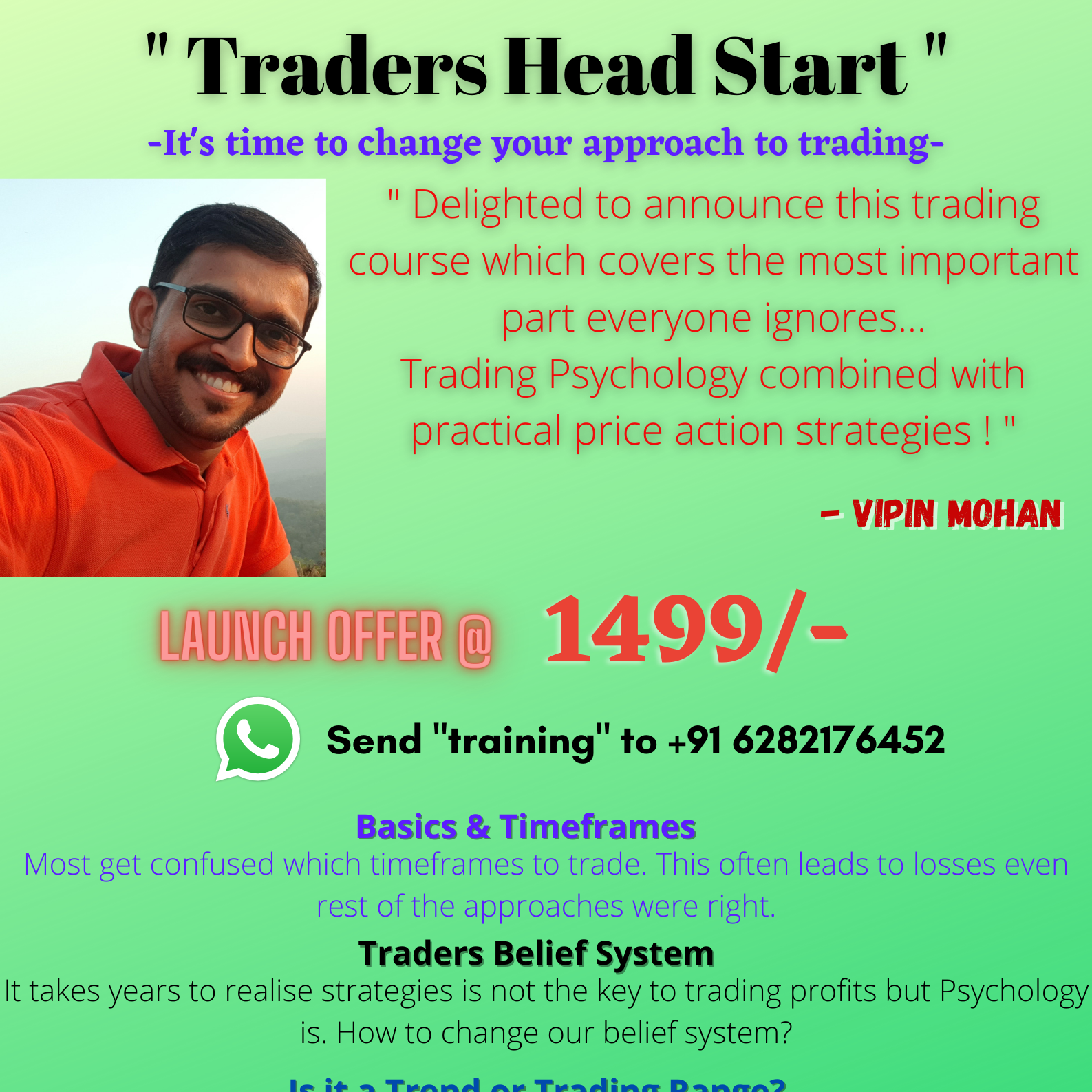 Post from Vipin Mohan
