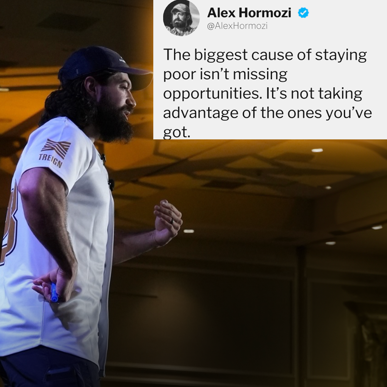 Post from Alex Hormozi