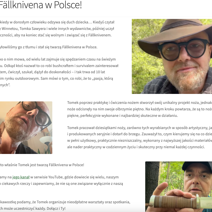 Post from Tomasz Foryś