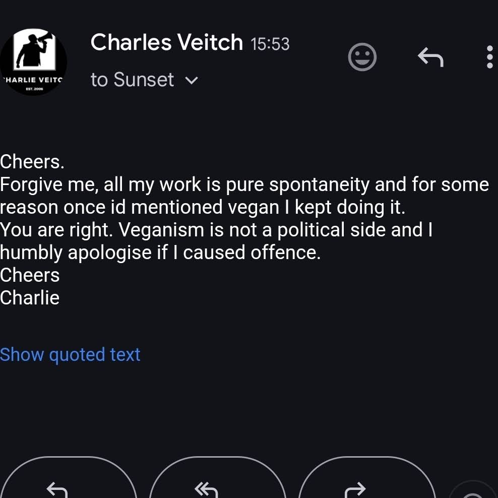 Post from Charles Veitch