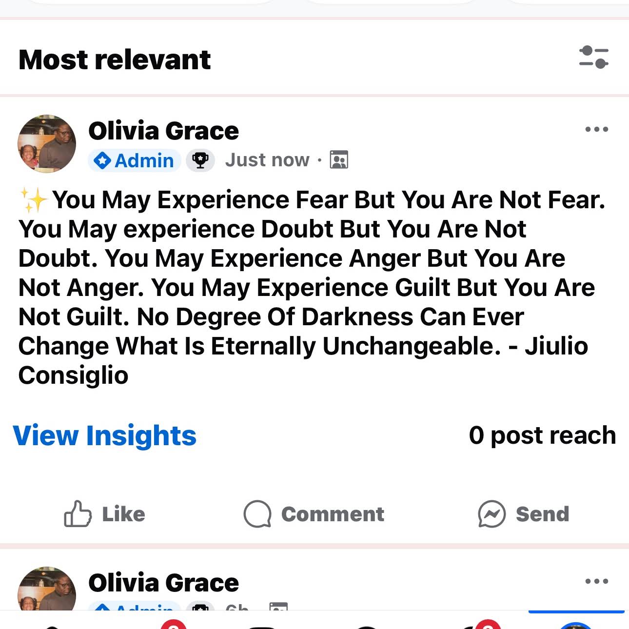 Post from Master Manifesters