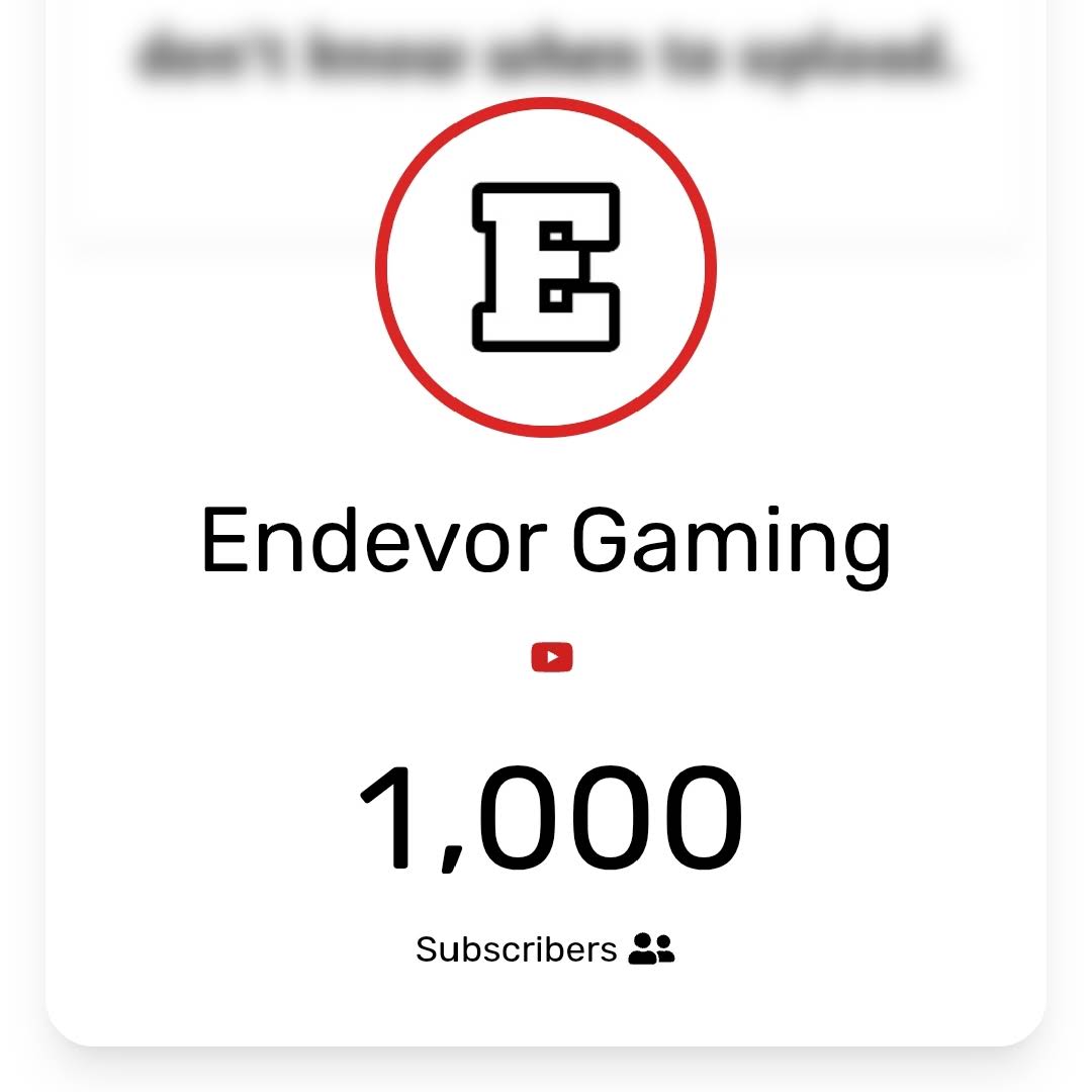 Post from Endevor Gaming