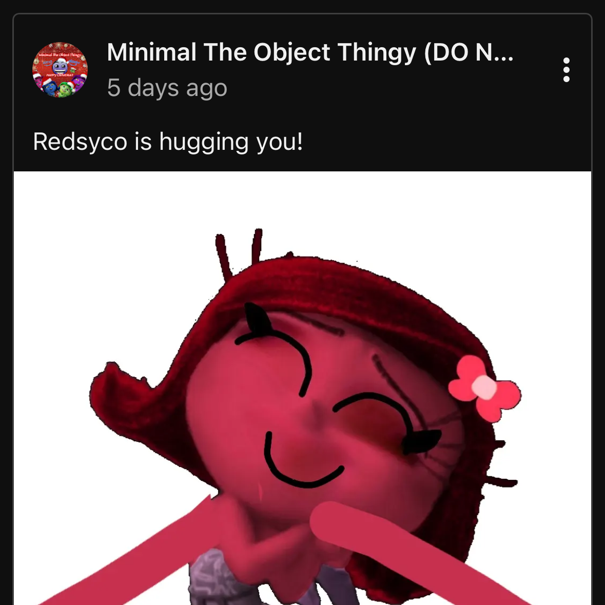 Post from Minimal The Object Thingy (DO NOT HACK)