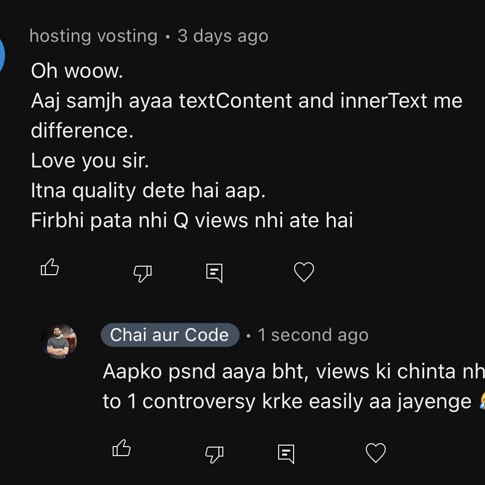 Post from Chai aur Code
