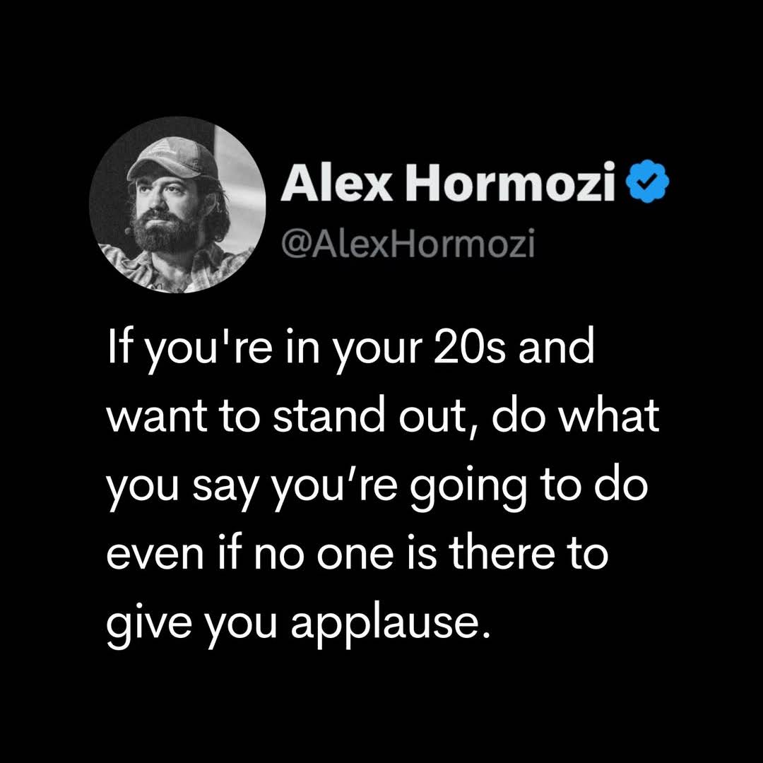 Post from Alex Hormozi