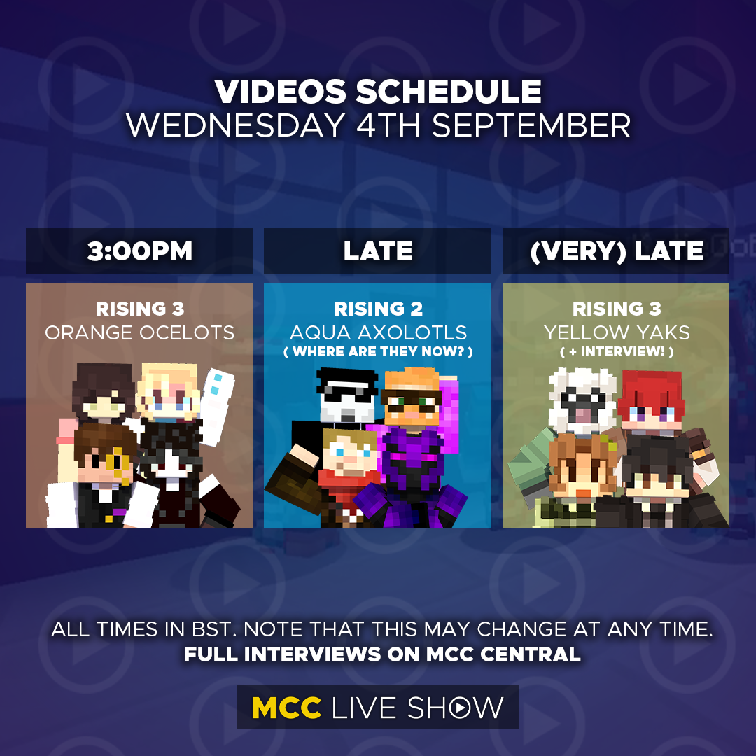 Post from MCC Live Show