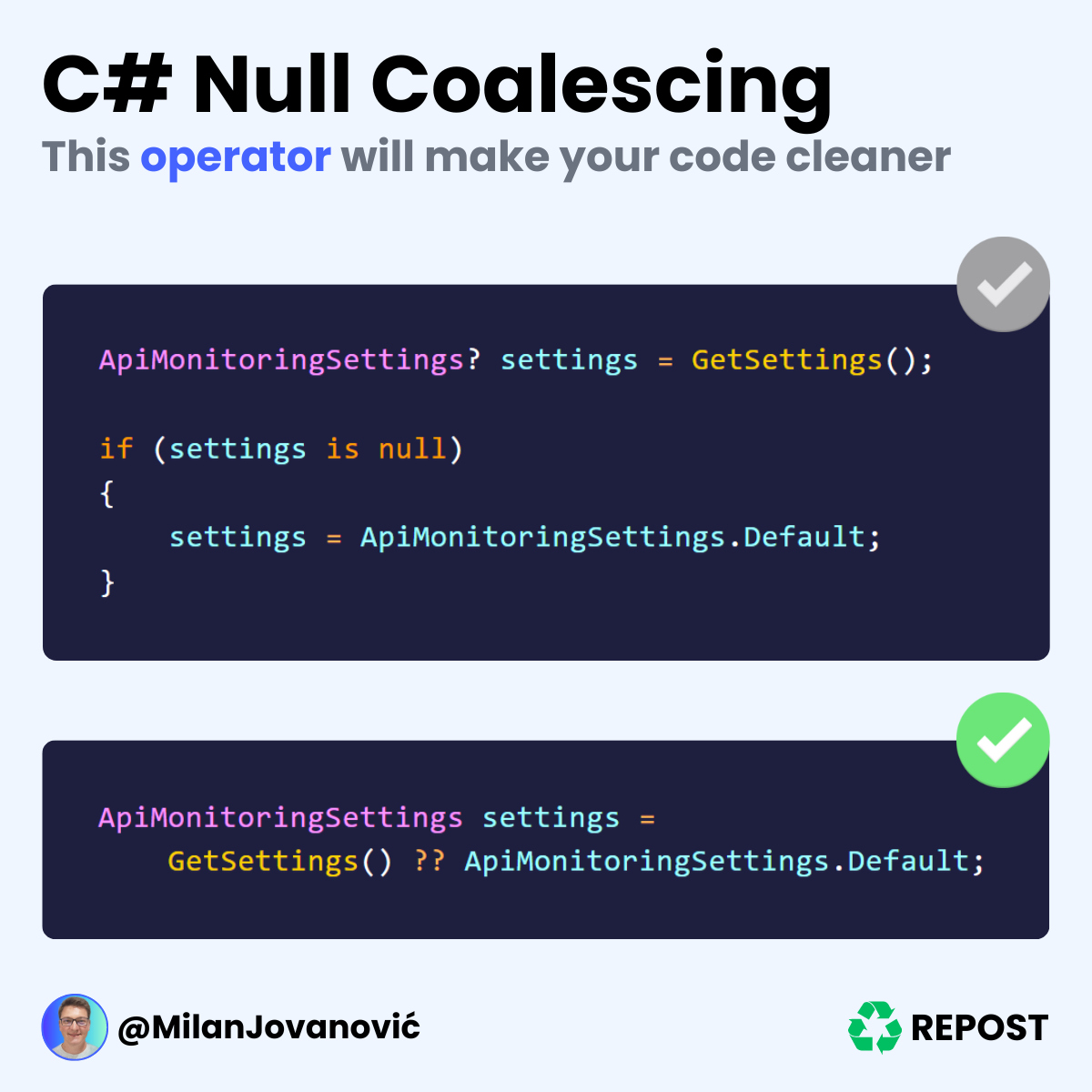 Post from Milan Jovanović