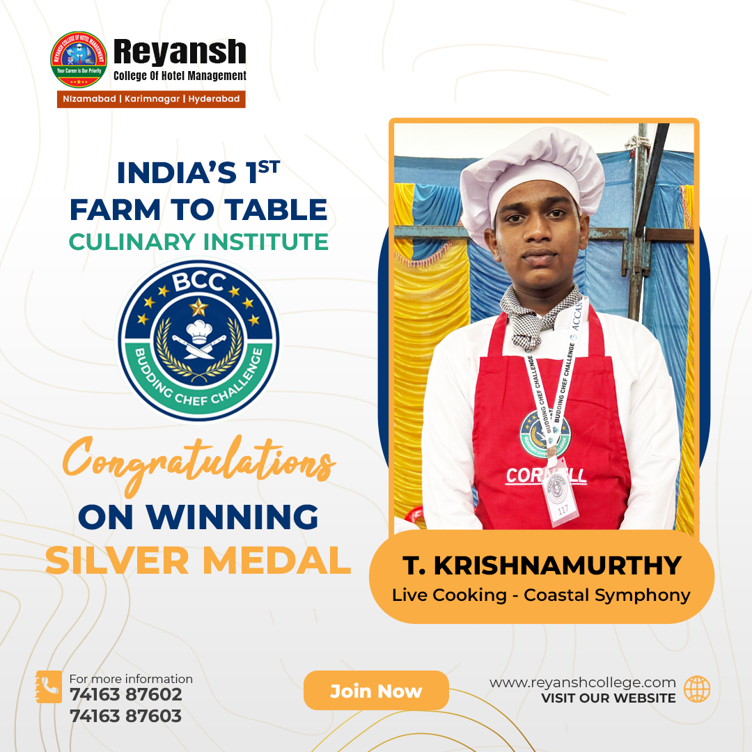 Post from REYANSH COLLEGE OF HOTEL MANAGEMENT