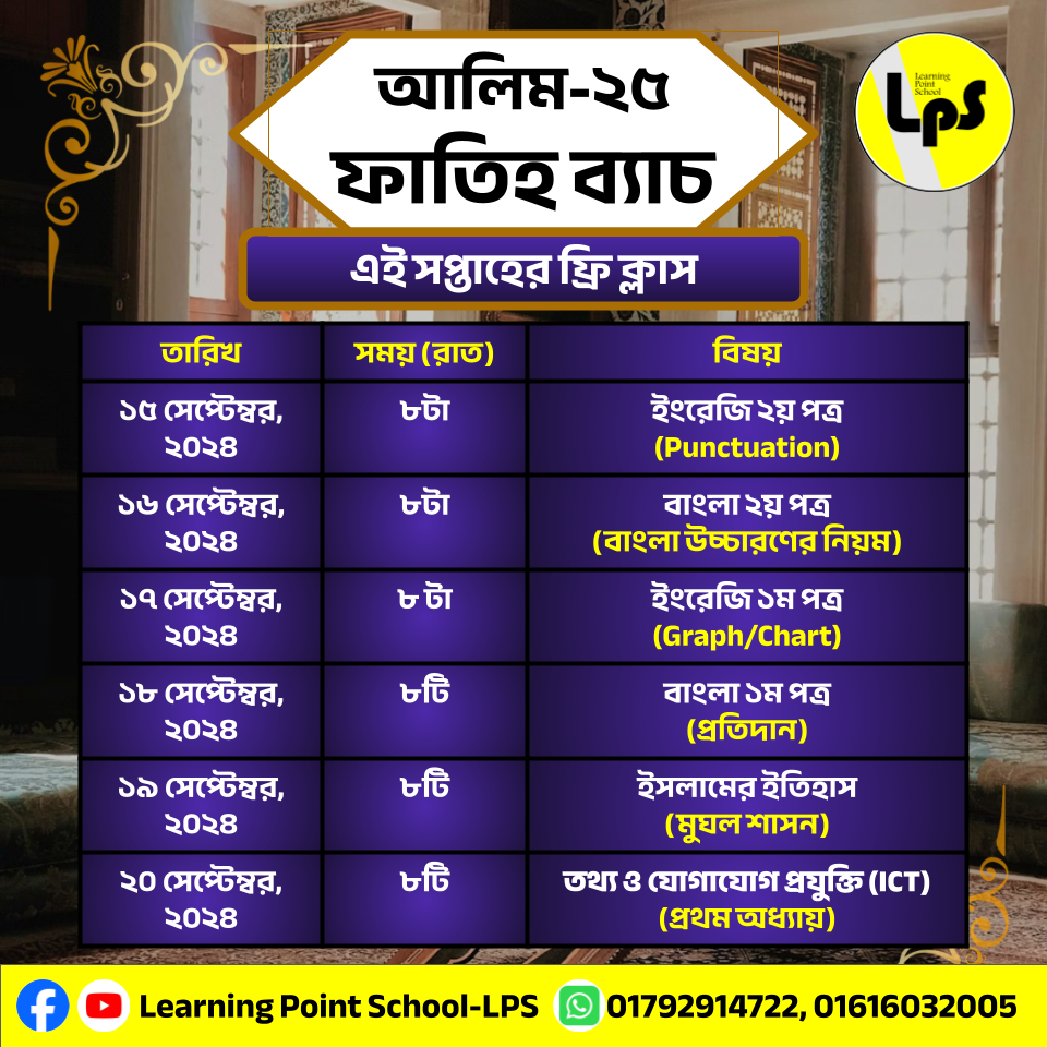 Post from Learning Point School (LPS)