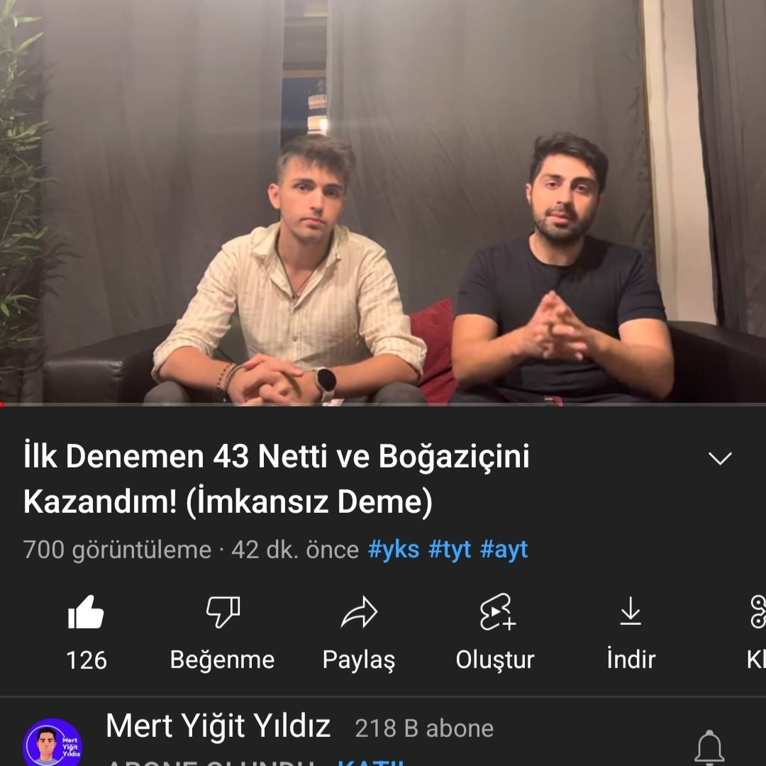 Post from Yusuf Mert Arslan