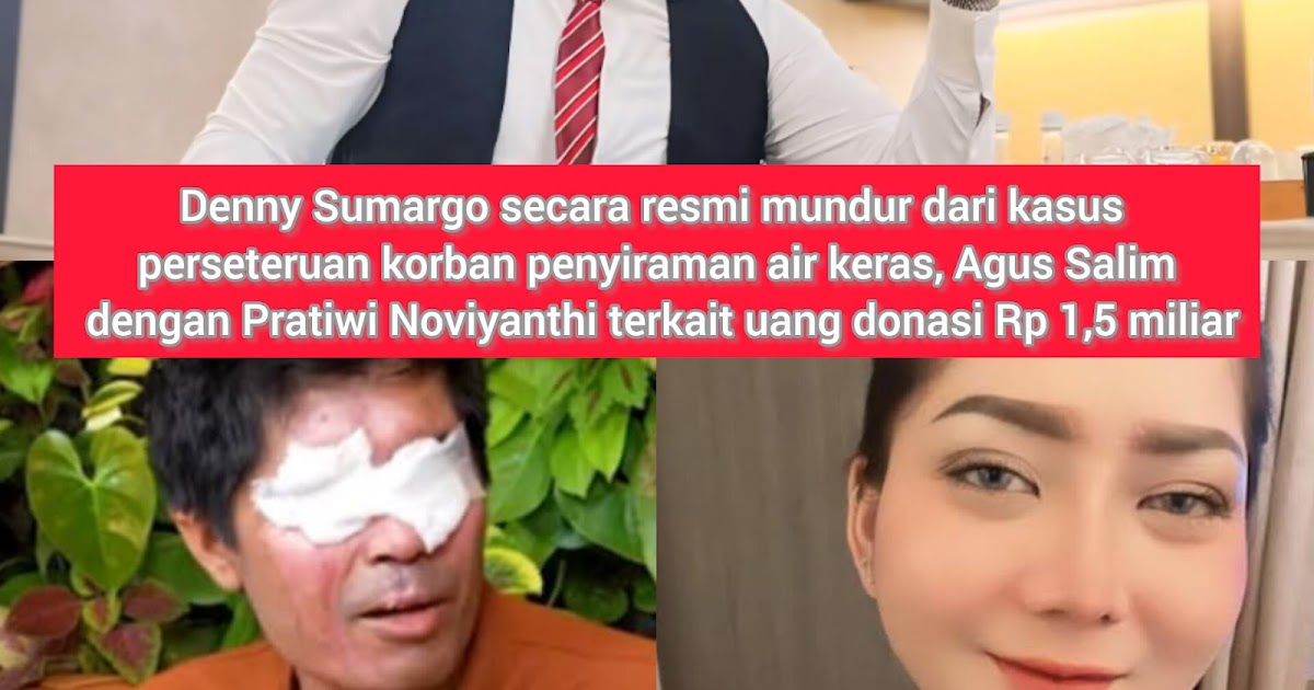 Denny Sumargo mundur dari kisruh donasi Agus #DennySumargo