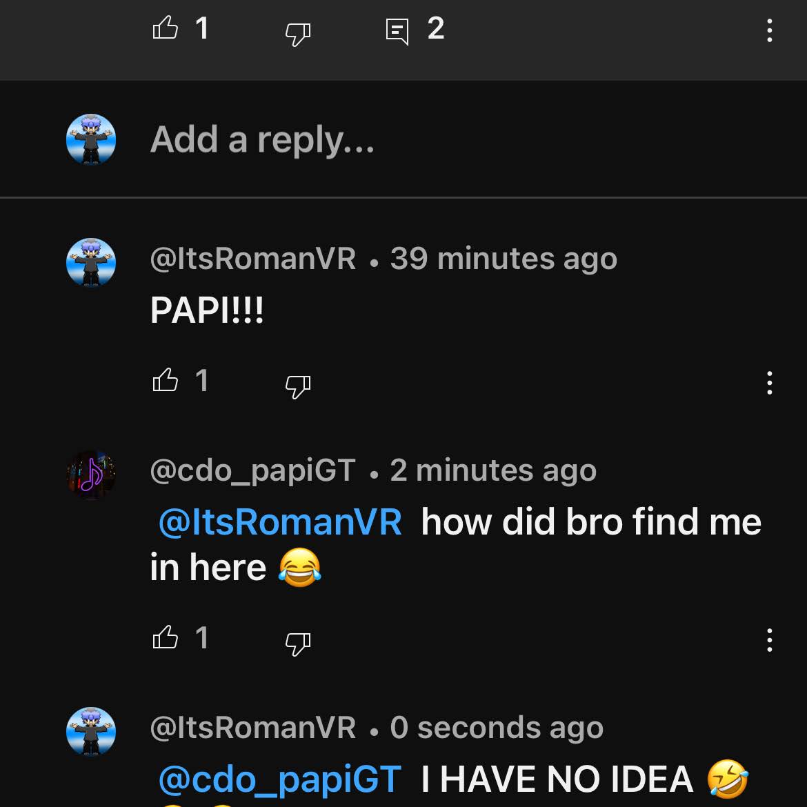 Post from Roman VR