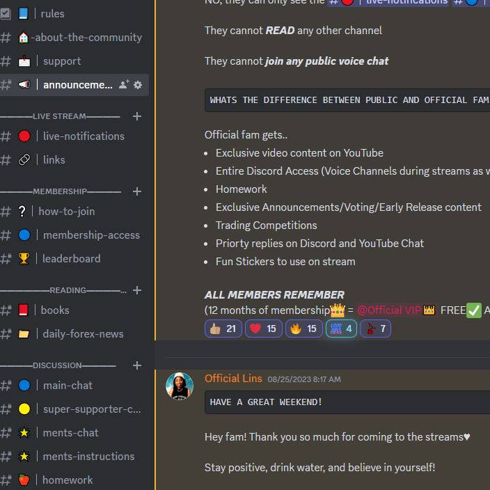 Post from Official Lins