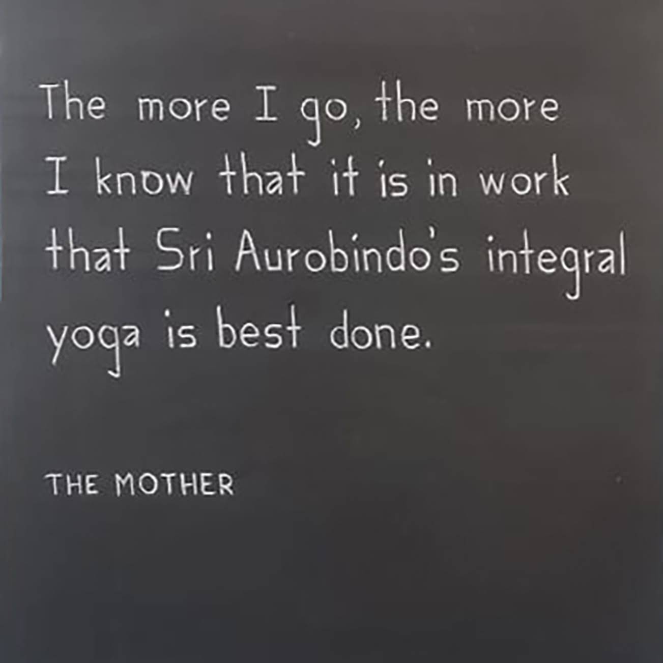 Post from Arvind T Akki Sri Aurobindo Ashram, Pondicherry