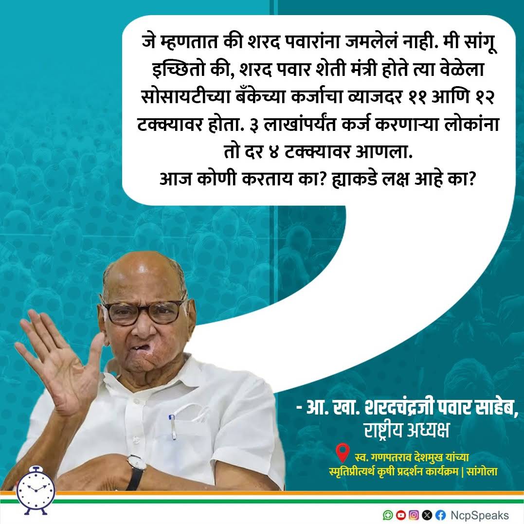 Post from Nationalist Congress Party - Sharadchandra Pawar