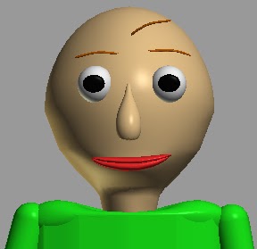 Here's a little sneak peak of a Baldi model that I made in Anim8or that ...