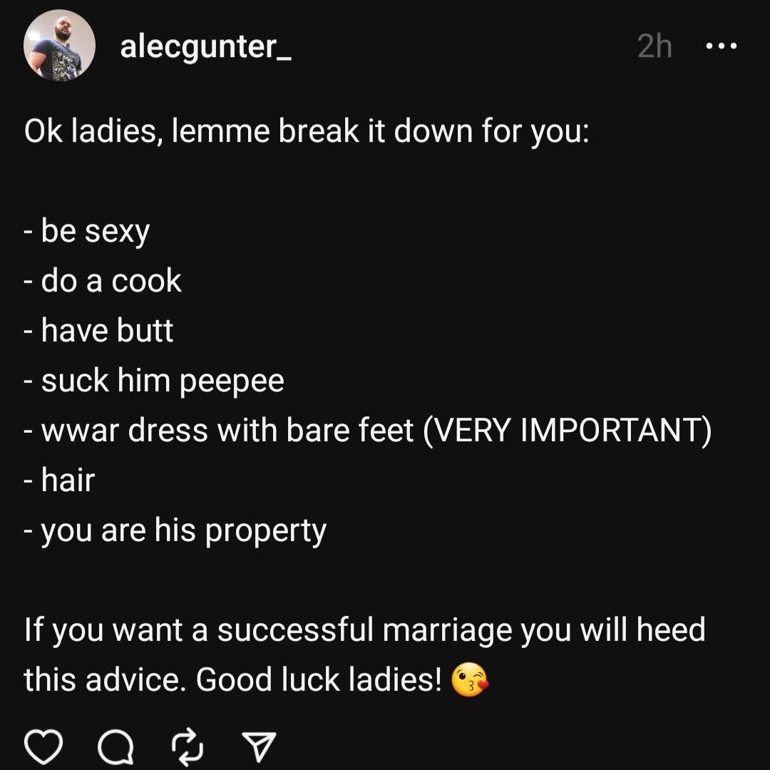 Post from Alec Gunter