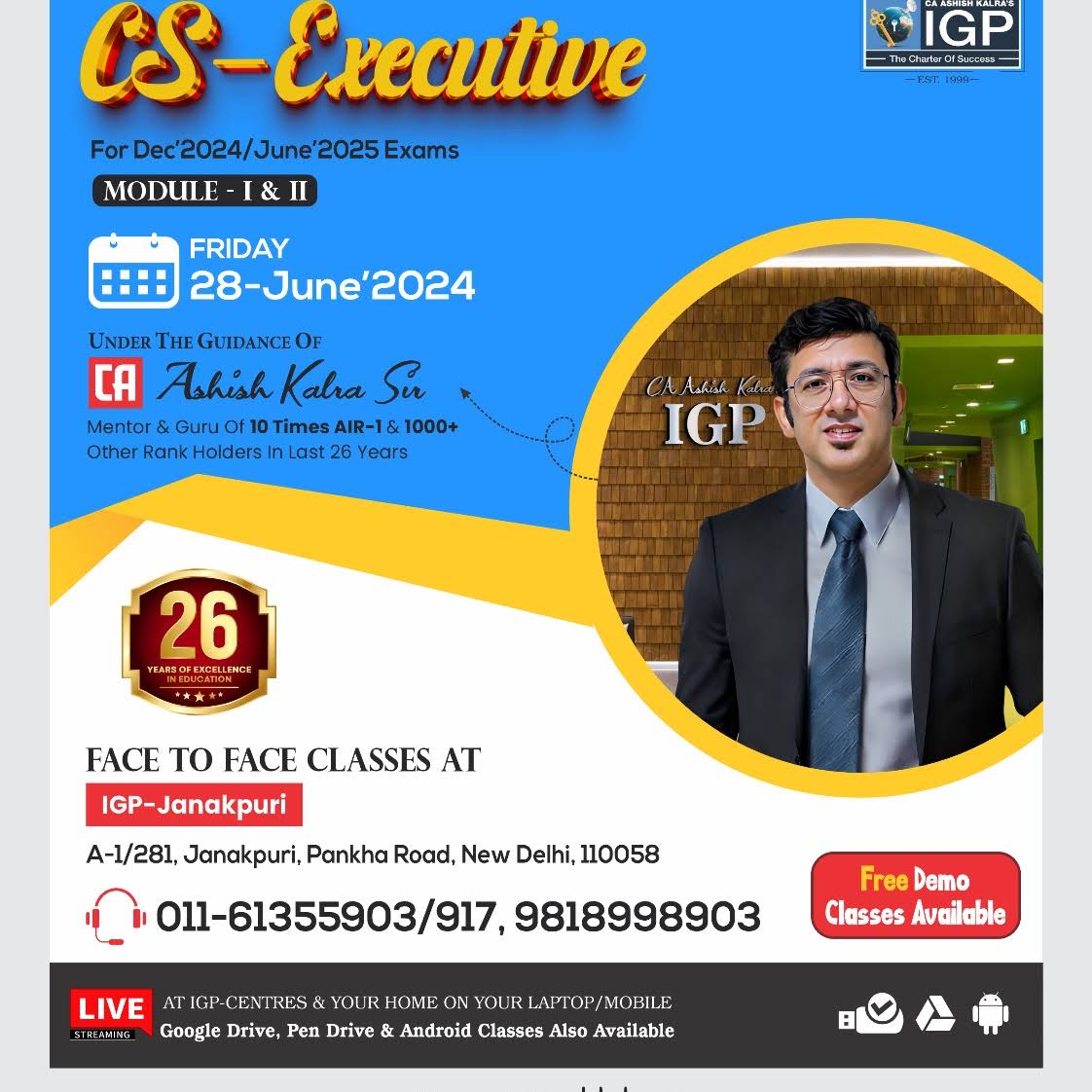 Post from IGP CLASSES