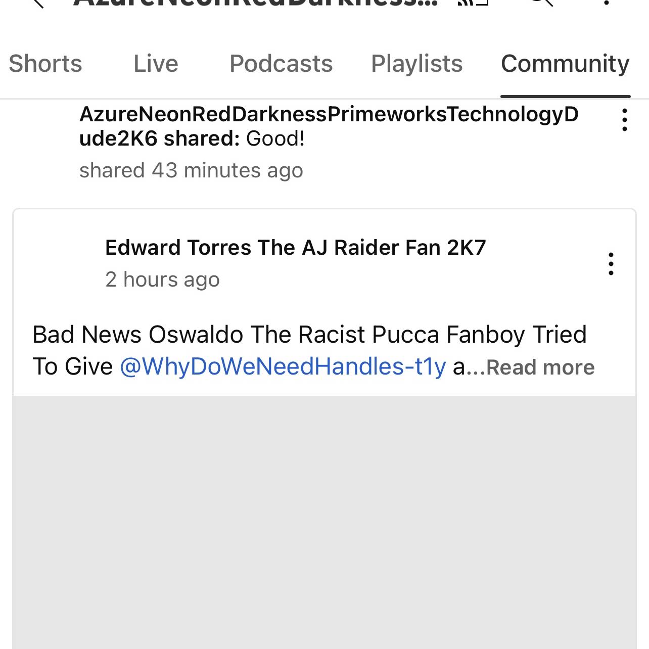 Post from Raider AJ