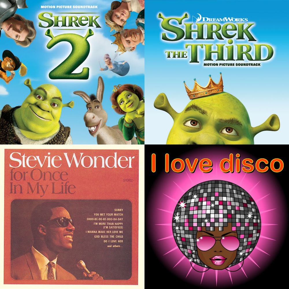 Shrek franchise end credits songs