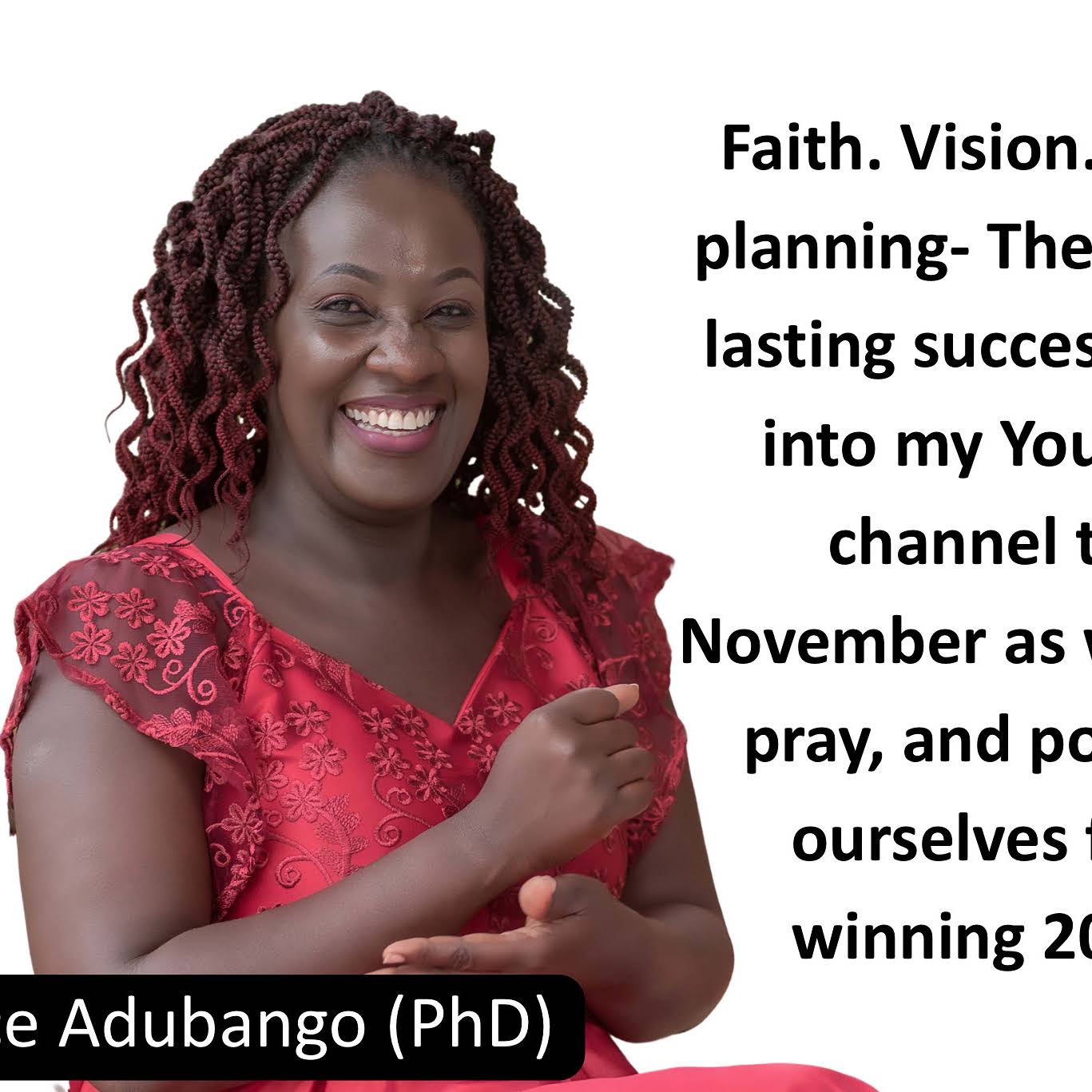 Post from Eunice Adubango (PhD)