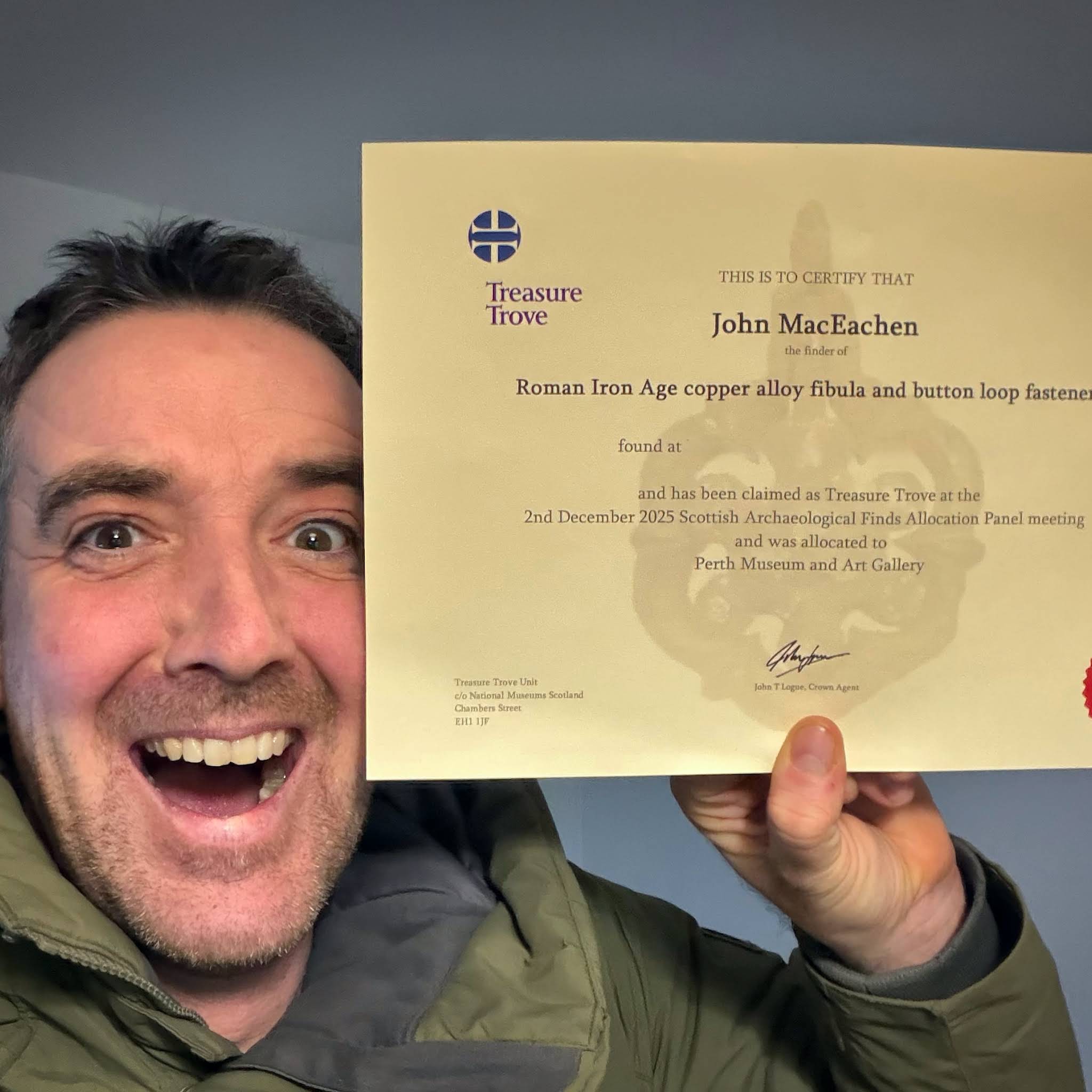 Post from The Scottish Detectorist