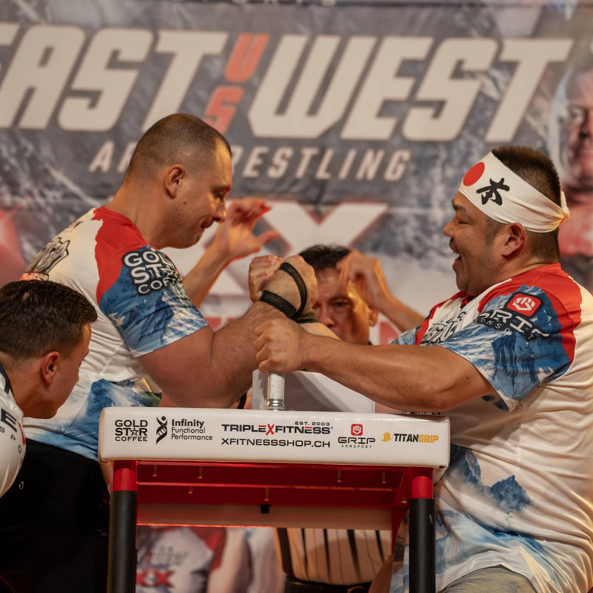 Post from East vs West Armwrestling