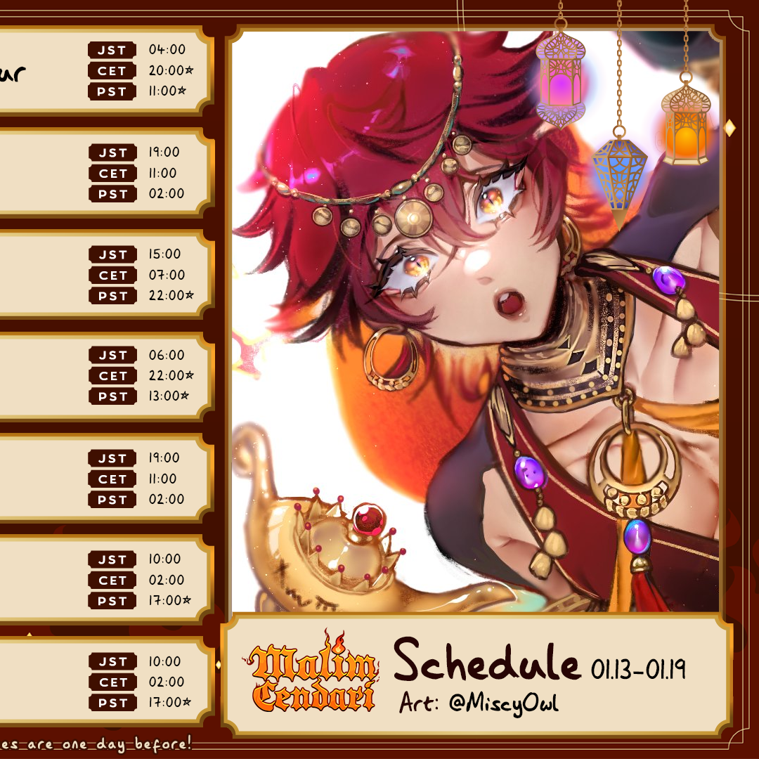 Post from Malim Cendari【FIRST STAGE PRODUCTION EN】