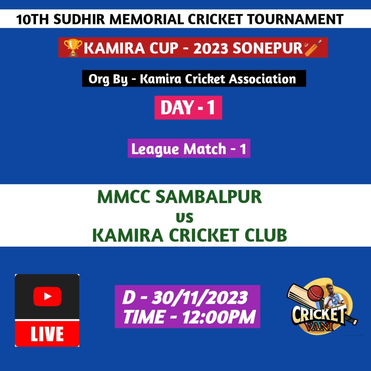 Post from CRICKET VANI
