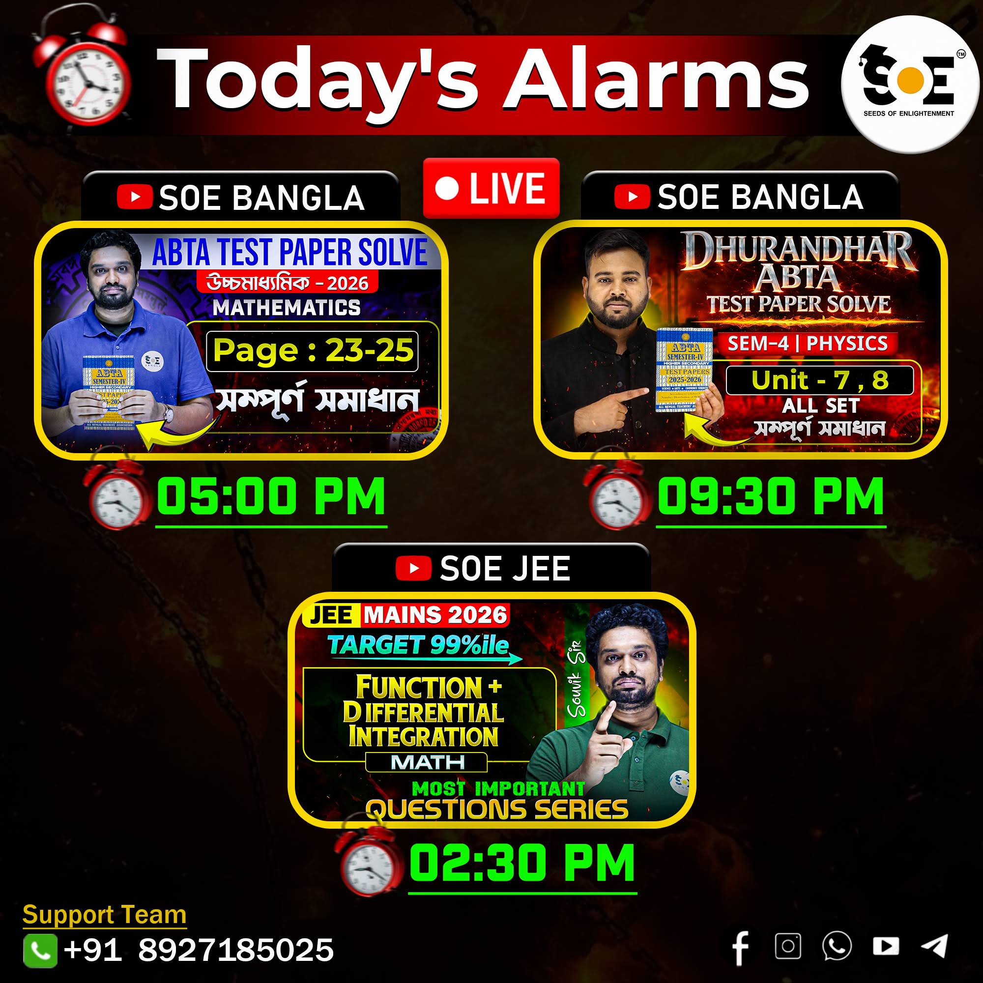 Post from SOE JEE