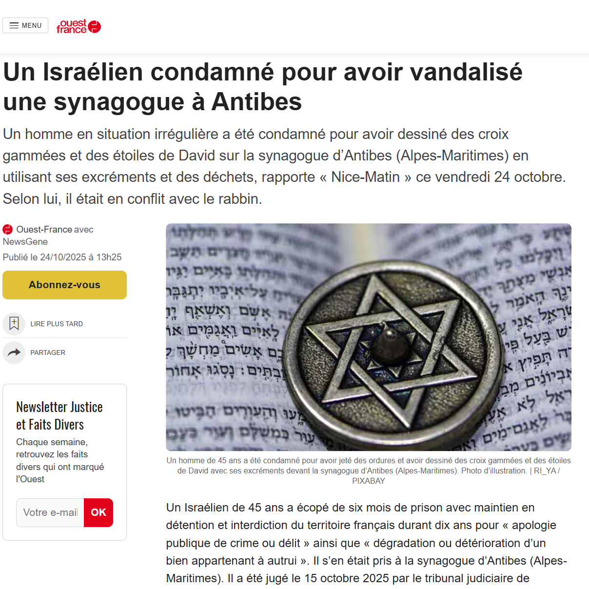 Post from Salim Laïbi