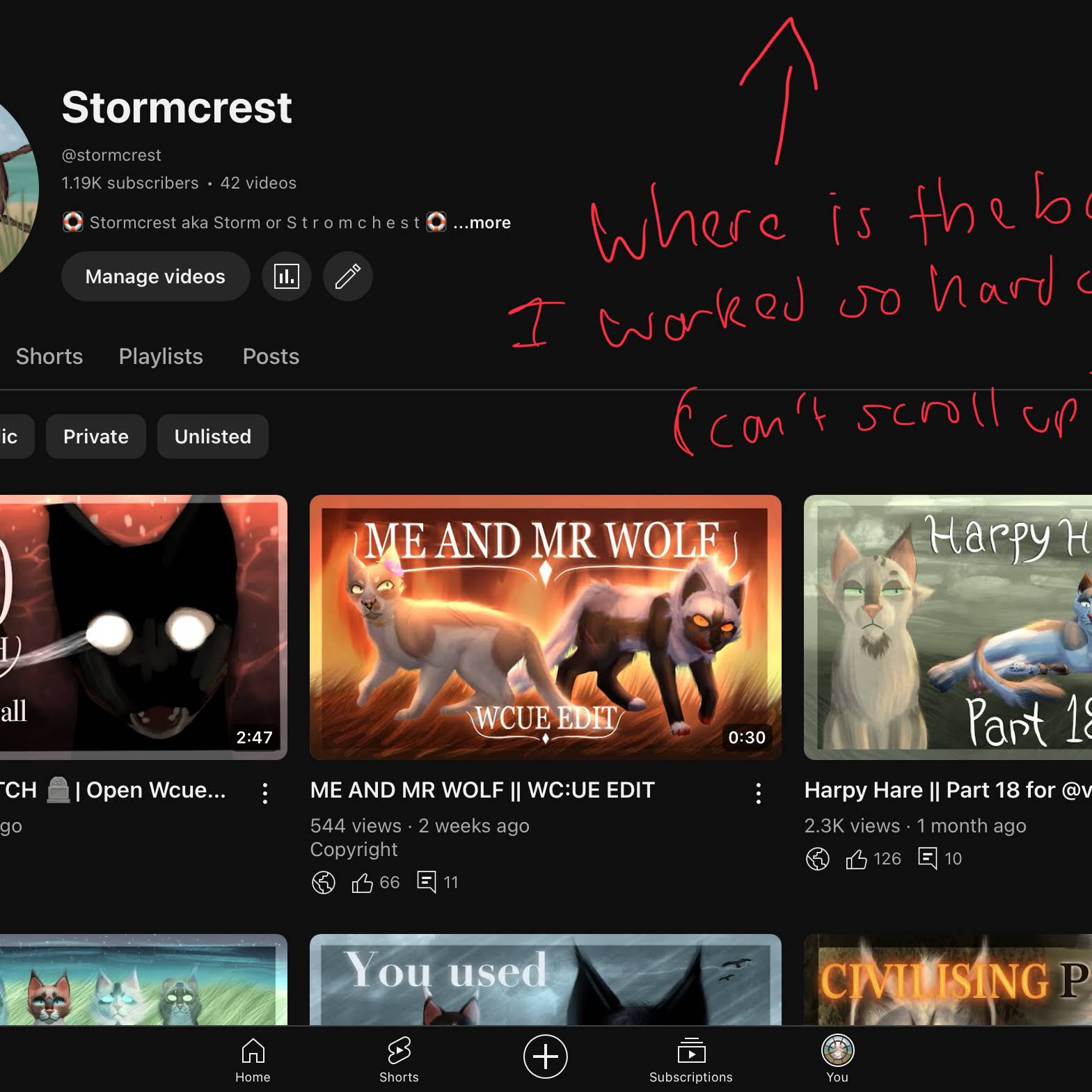 Post from Stormcrest