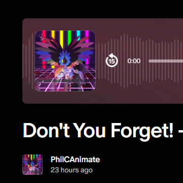 Post from PhilCAnimate